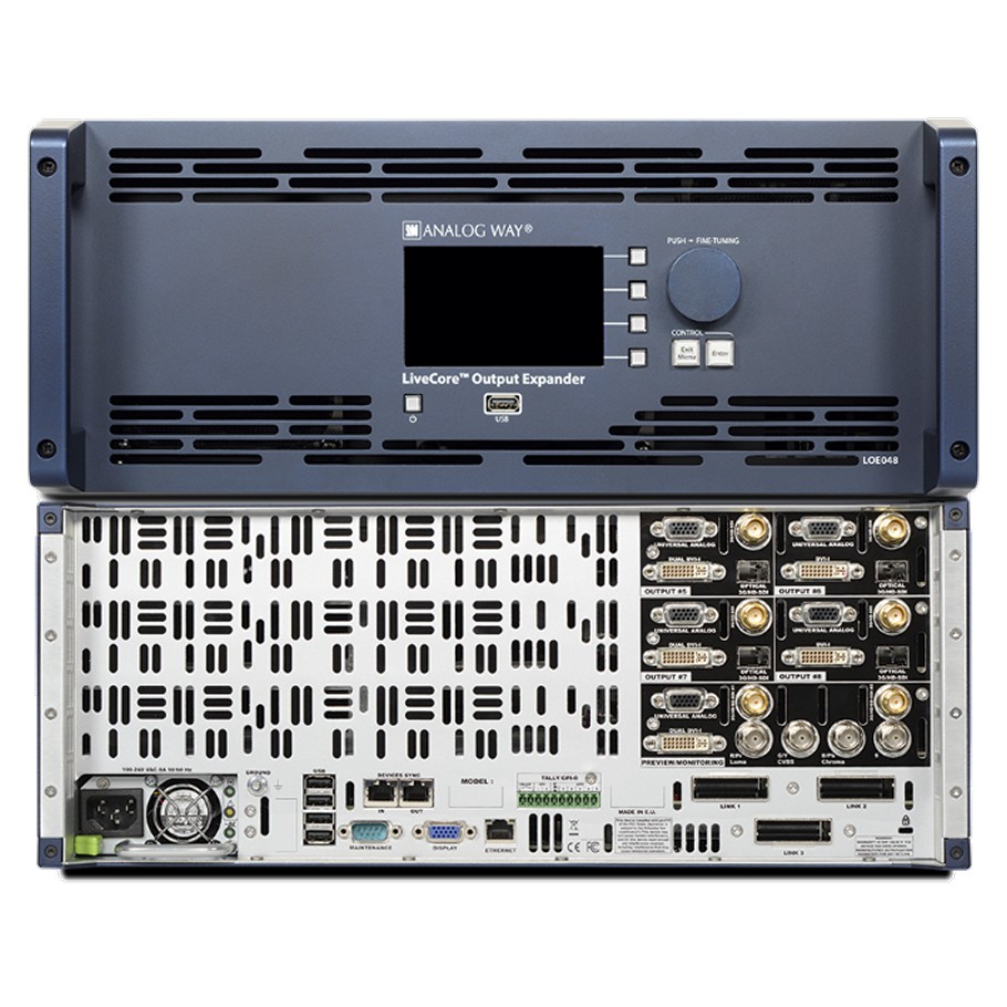 AnalogWay LOE048-4K PL | 4K Output Expander for Ascender 48