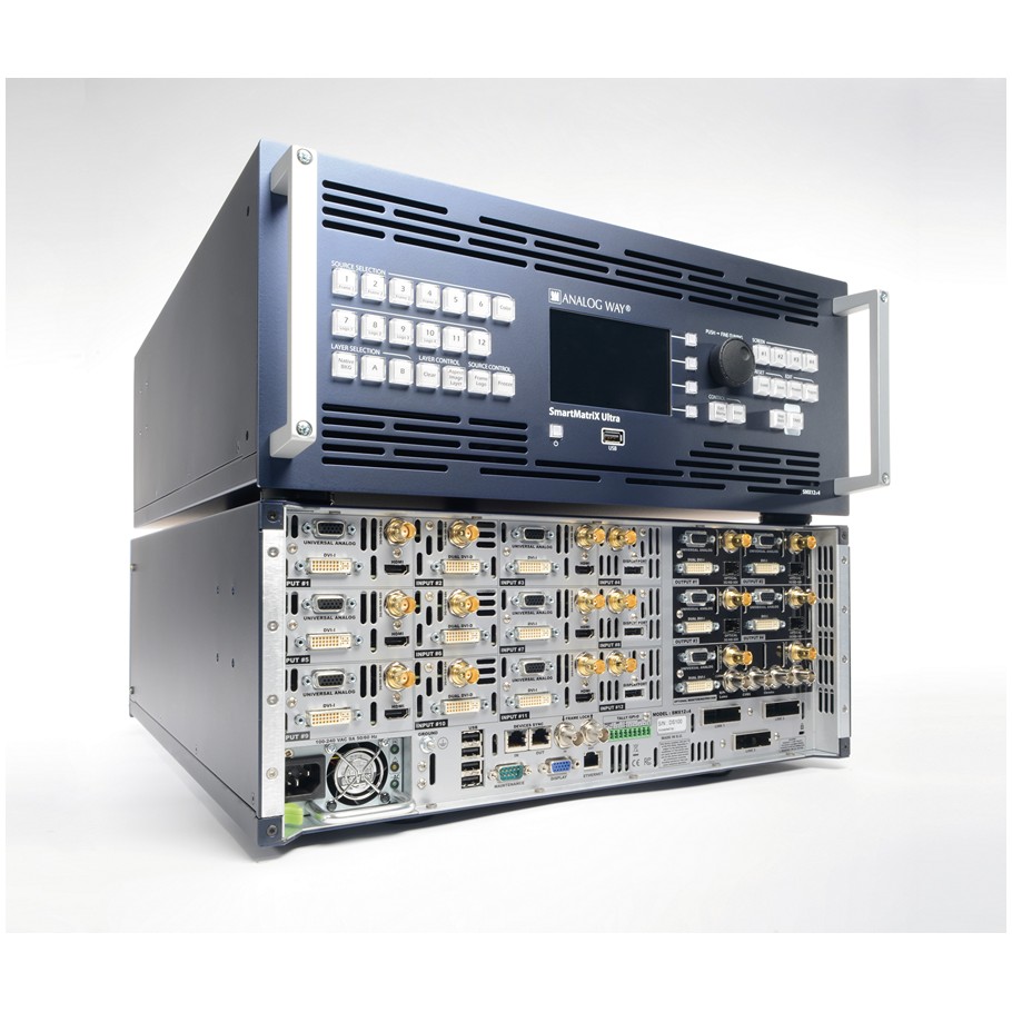 AnalogWay SMX12x4 | Premium Multi-Layer Seamless Switcher