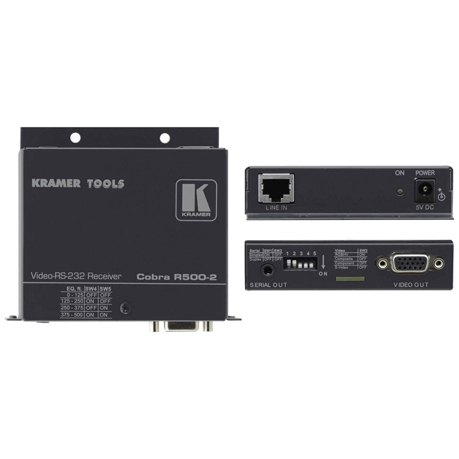 Kramer COBRA-R500-2 | Multi−Mode Video & RS−232 over Twisted Pair Receiver
