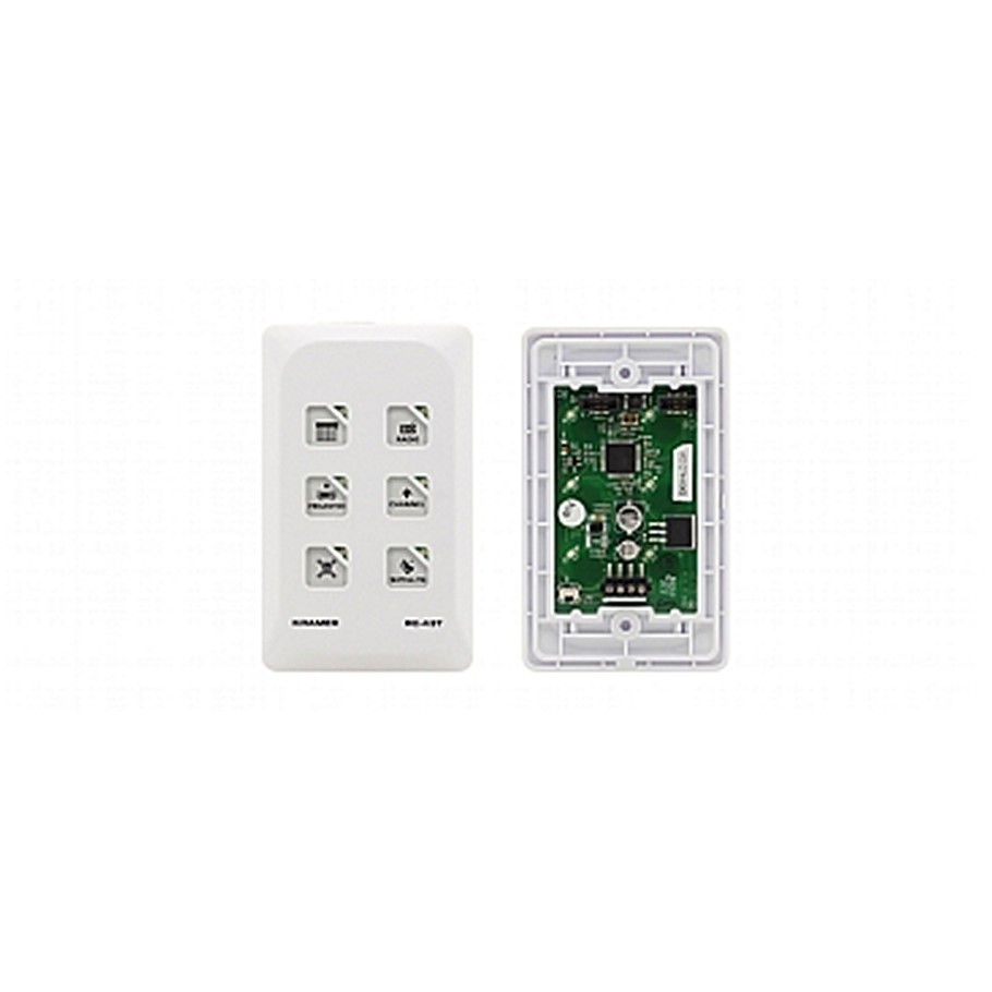 Kramer RC-43T | 6-button Touch-sensitive KNET Auxiliary Keypad (US)