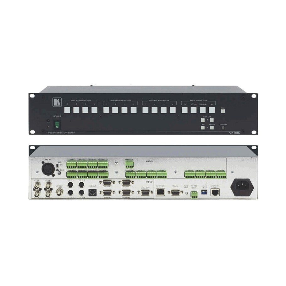 Kramer VP-23N | 12-Input Multi-Format Presentation Switcher with ...