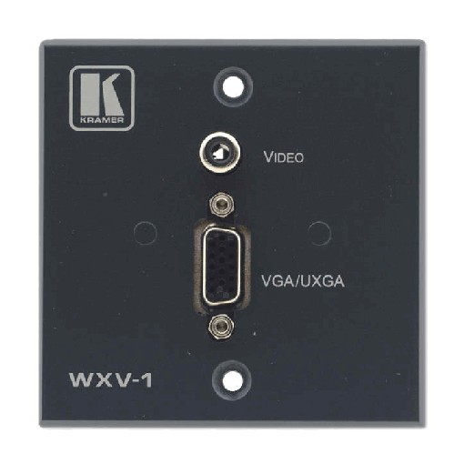 Kramer WXV-1 | Passive Wall Plate - RCA & 15-pin HD