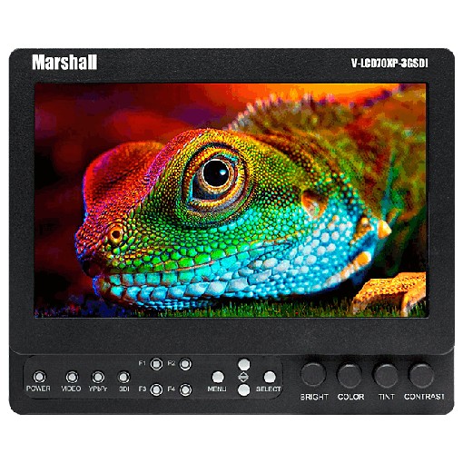 Marshall V-LCD70XP-3GSDI-SM | 7 inches on Camera Monitor with Composite ...